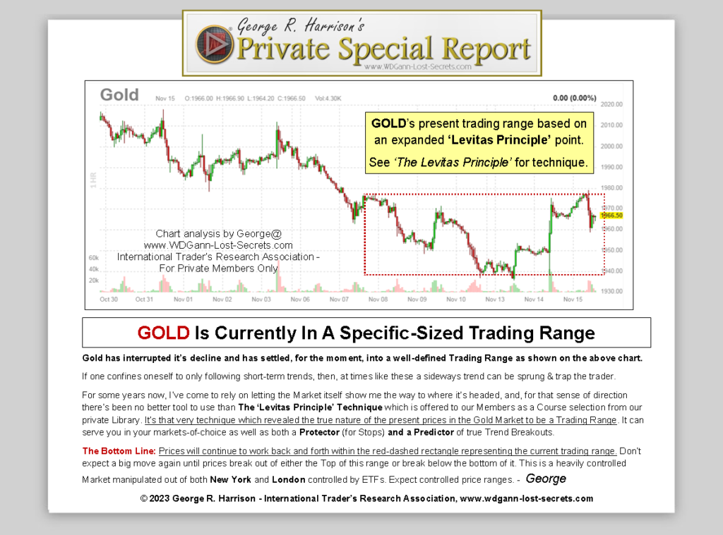 gold report - WD Gann's Trading Secrets, Forex, Gold, Indexes, Stocks ...
