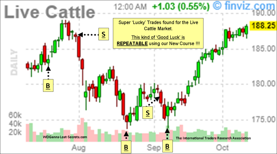lucky live cattle | WD Gann's Trading Secrets, Forex, Gold, Indexes ...
